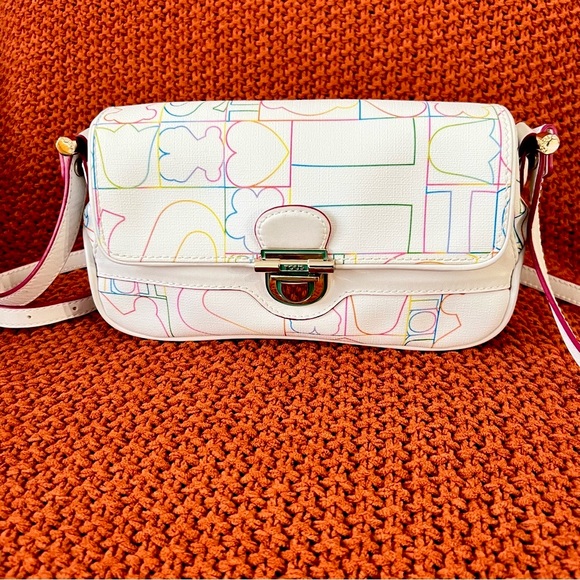 Tous | Bags | Authentic Tous Crossbody Bag Multicolored Monogram Canvas ...